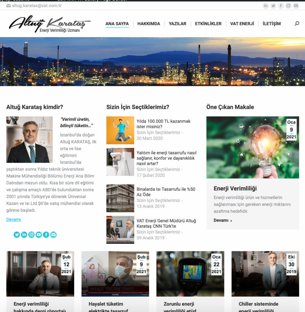 Kişisel Blog Web Sitesi Tasarımı - Web Tasarım Dünyası